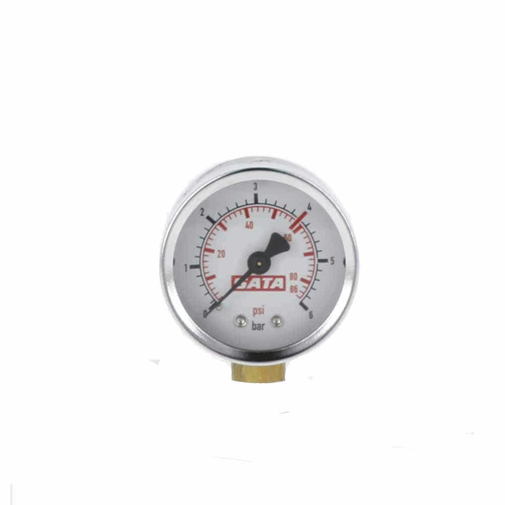 SATA Manometer 0-6 bar, 50 mm, G 1/4 [für vario top spray] | beschicht.com